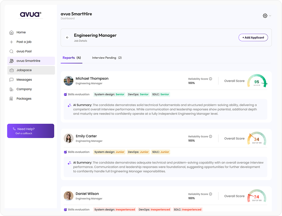 avua® | Your AI Hiring Platform